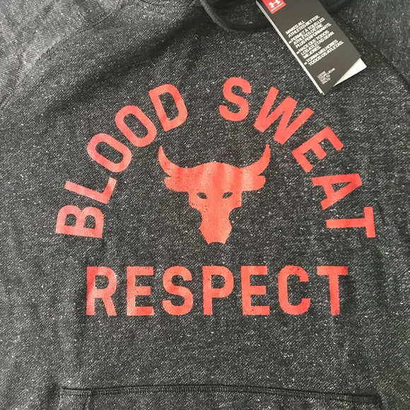 Under Armour | Shirts | Project Rock Blood Sweat Respect | Poshmark